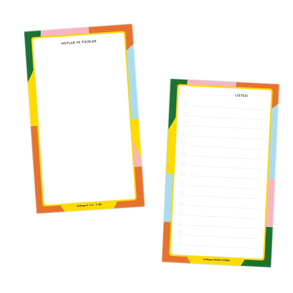TheMagger Design Notepad Double Set - vitruta